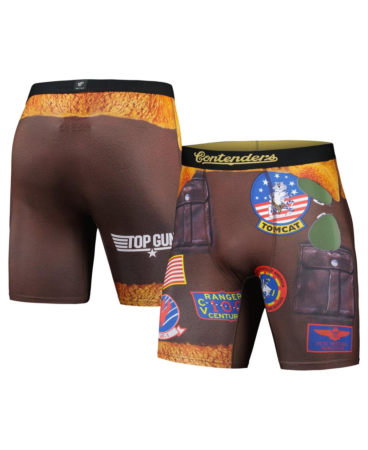 Click here for Contenders Clothing Mens Brown Top Gun Mitchell Bo... prices