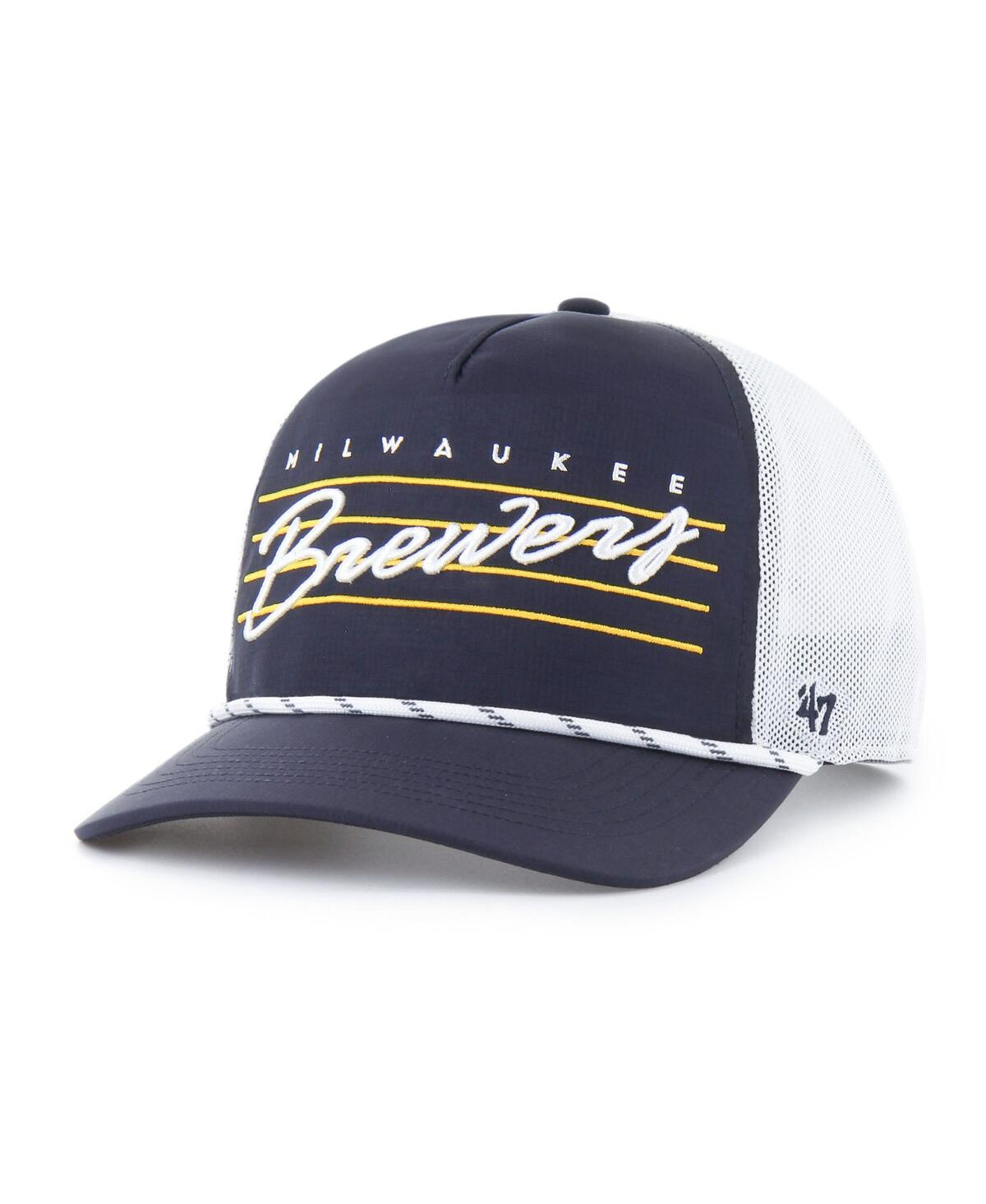 Click here for 47 Brand Mens Navy Milwaukee Brewers Brrr Downburs... prices