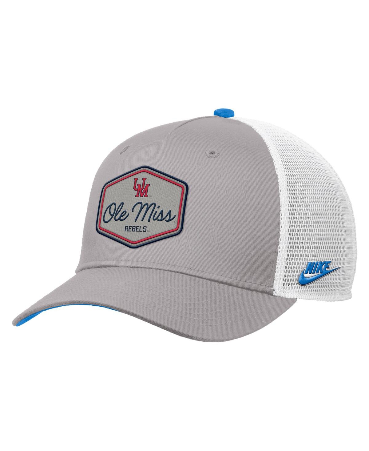 Click here for Nike Mens Pewter Ole Miss Rebels Rise Vintage Adju... prices