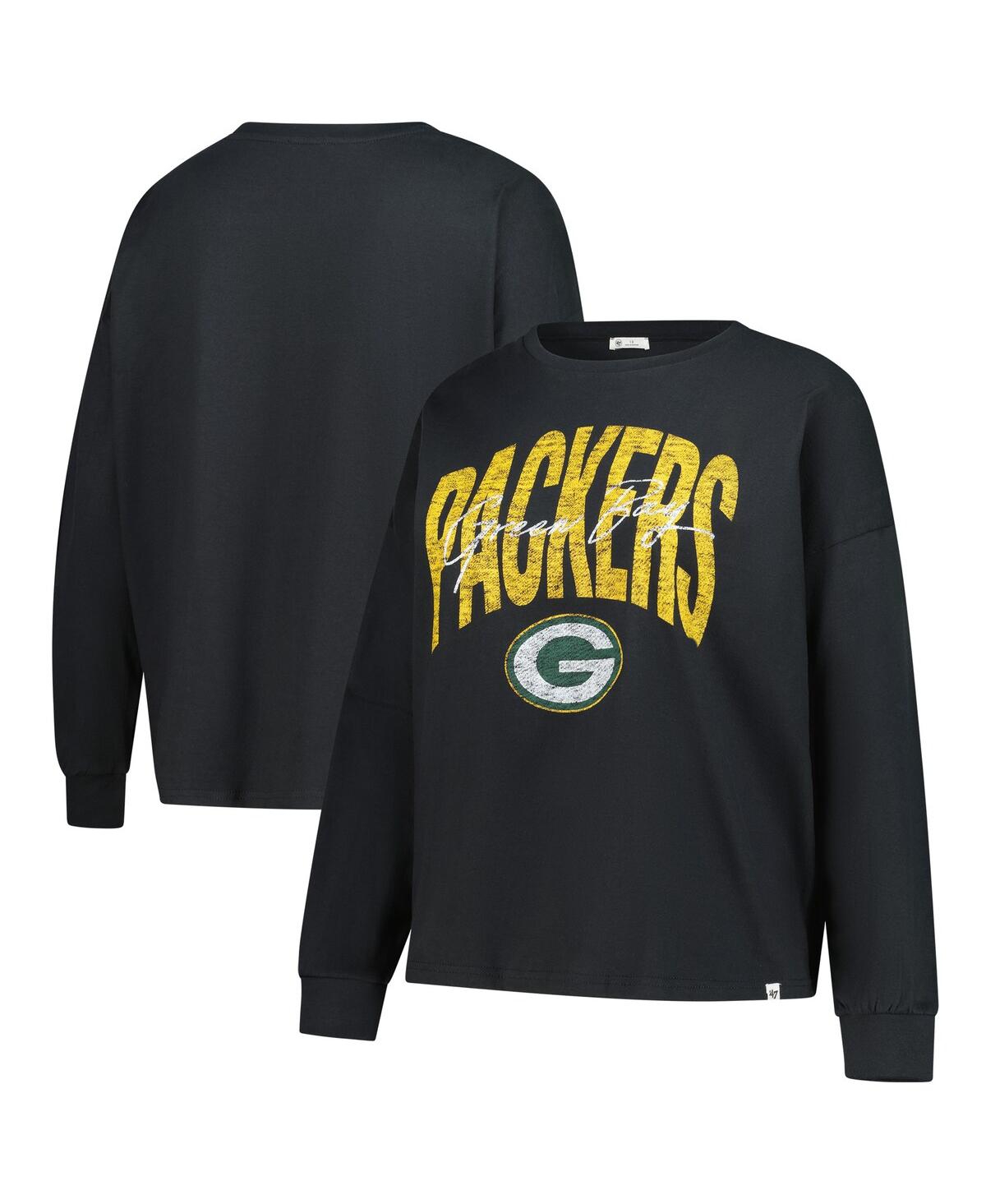 Click here for 47 Brand Womens Black Green Bay Packers Plus Size... prices