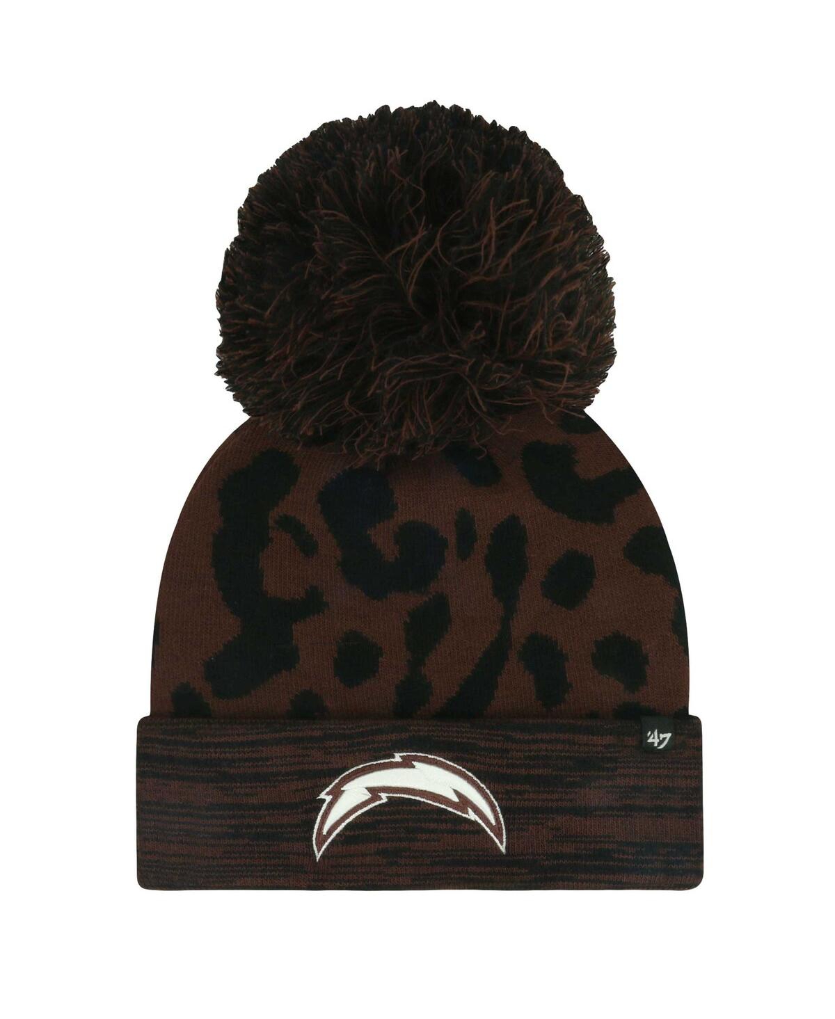 Click here for 47 Brand Womens Brown Los Angeles Chargers Cacao C... prices