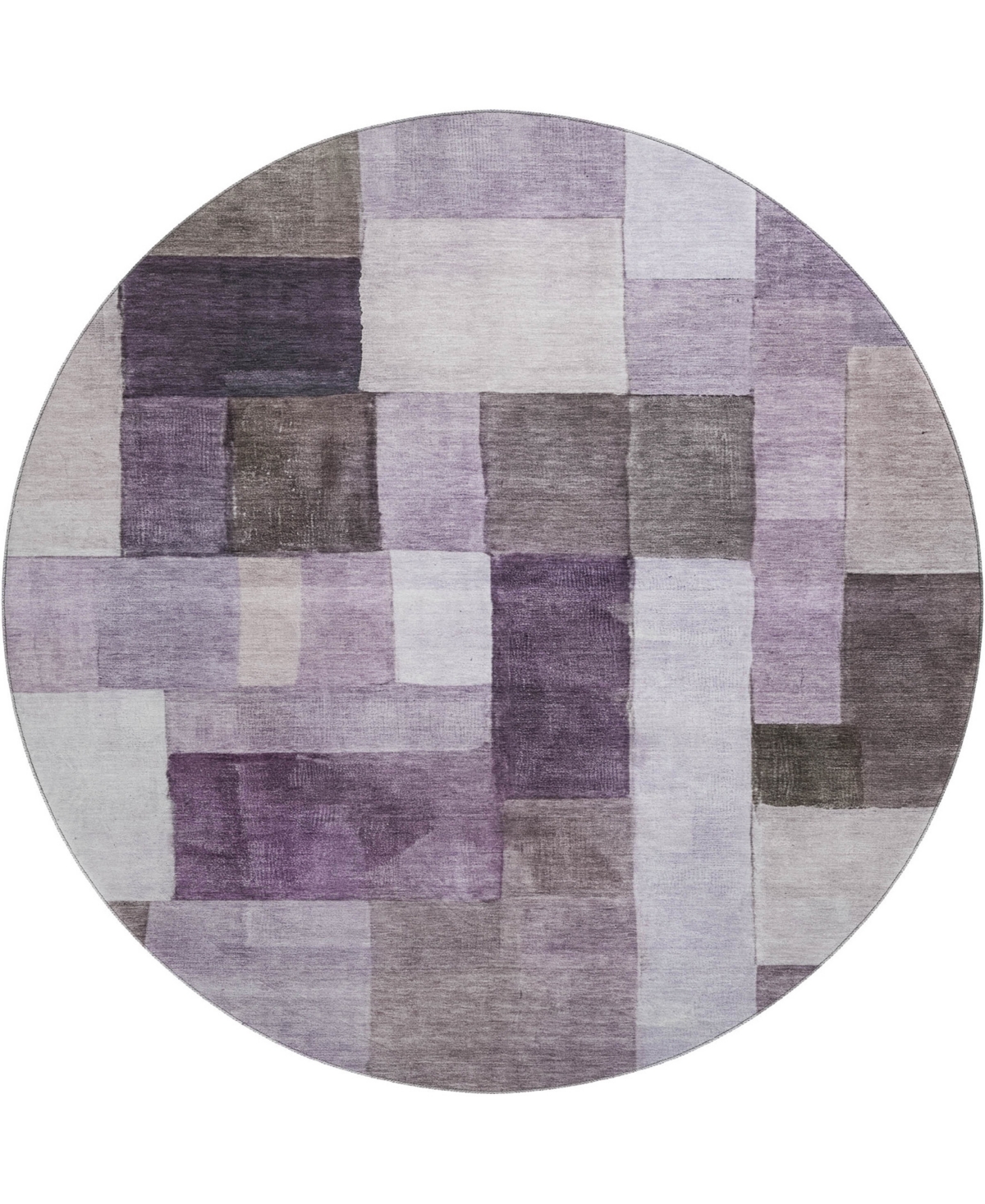 Click here for Dalyn Neo NO15 8x8 Round Area Rug - Eggplant prices