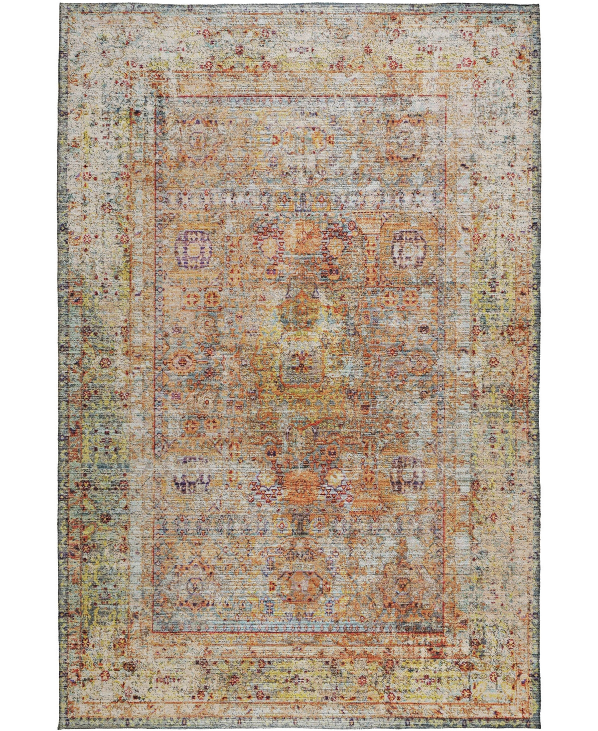 Click here for Dalyn Karaj KJ1 8x10 Area Rug - Orange prices