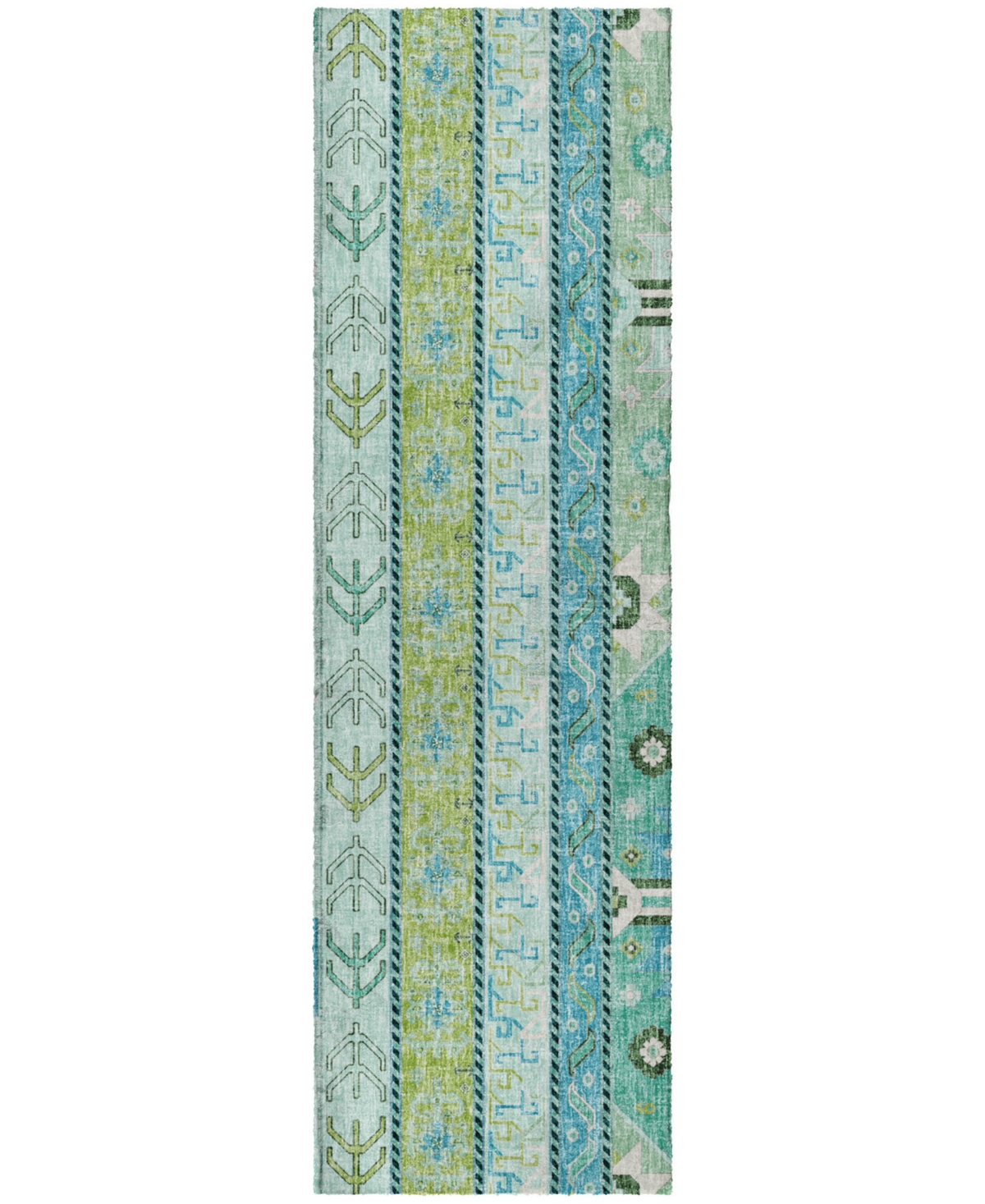 Click here for Dalyn Lorenzo LN3 23x76 Runner Area Rug - Mint  Bl... prices