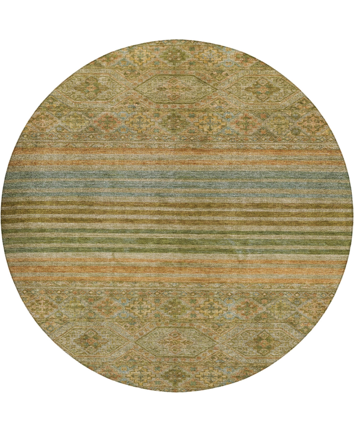 Click here for Dalyn Tabrook TB7 8x8 Round Area Rug - Green prices