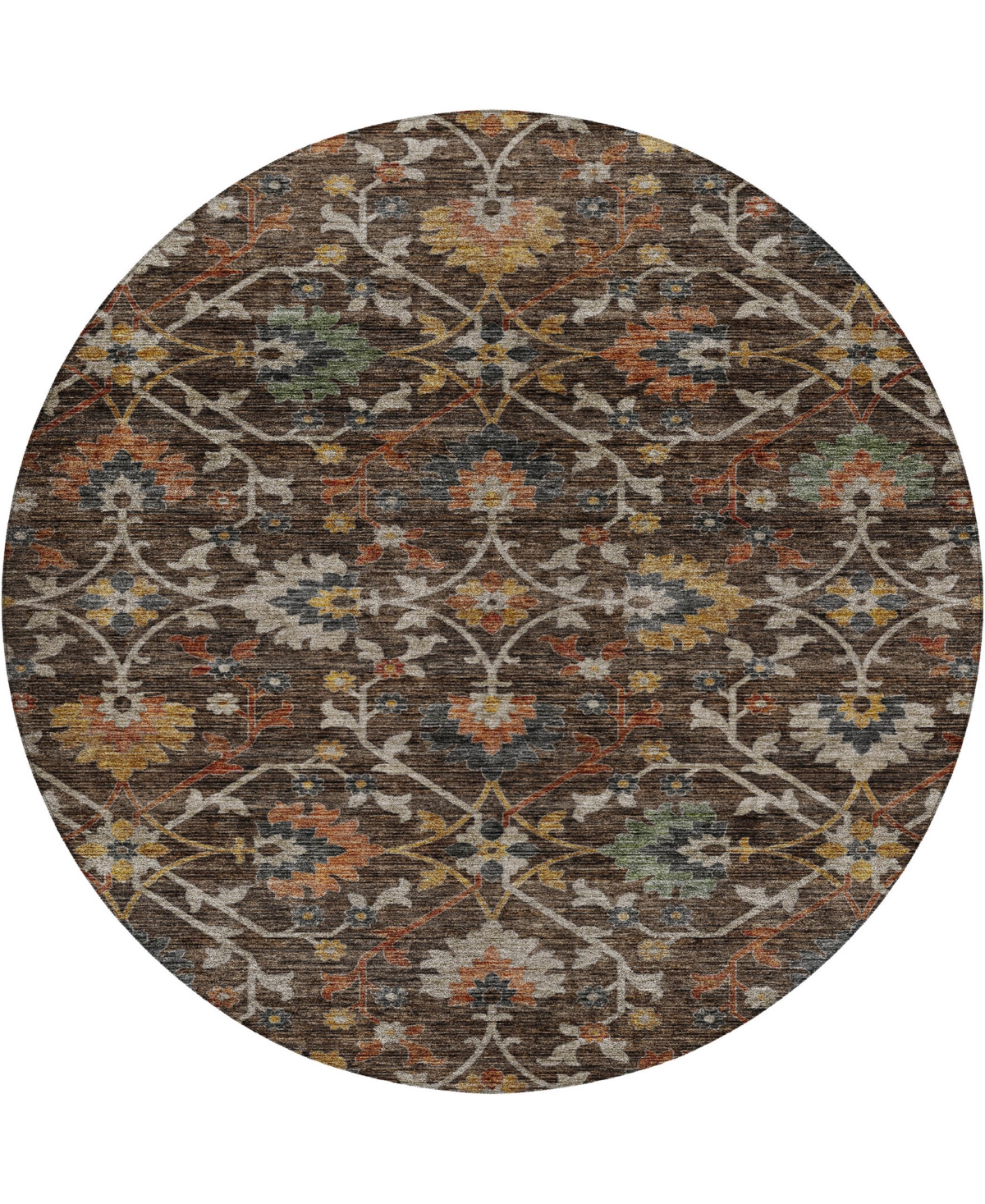 Click here for Dalyn Silk Road SR4 8x8 Round Area Rug - Chocolate prices