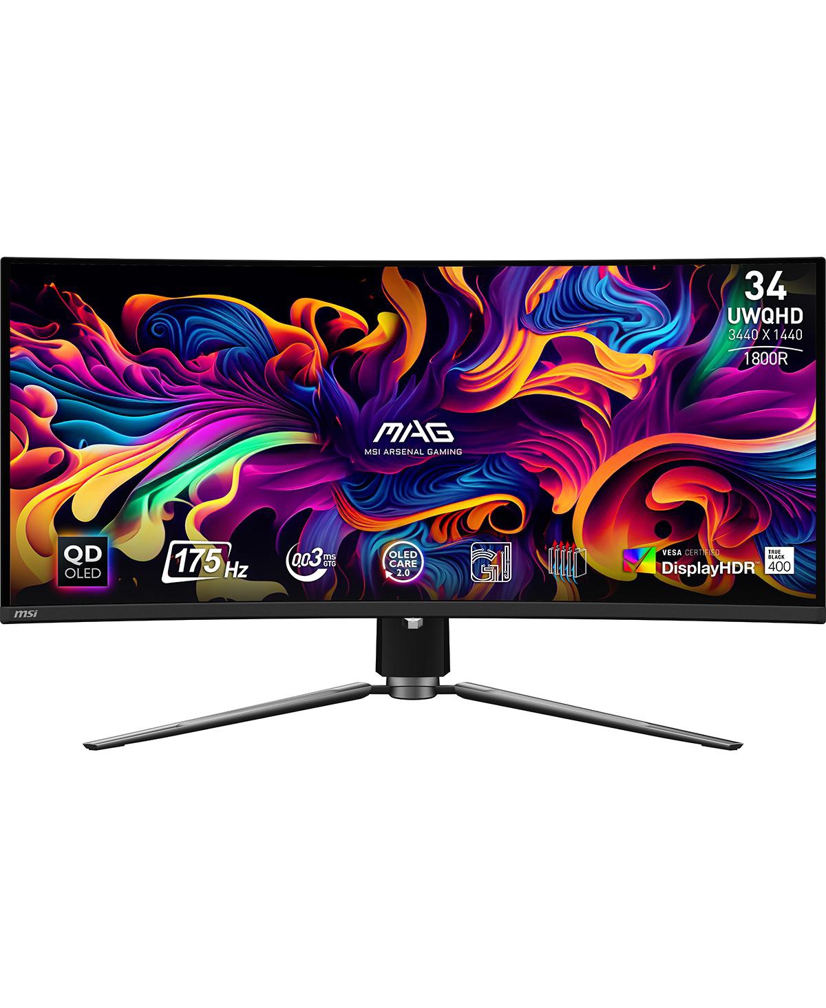 Click here for Msi Mag 341CQP Qd-oled 34 21:9 Uwqhd 175Hz Curved... prices