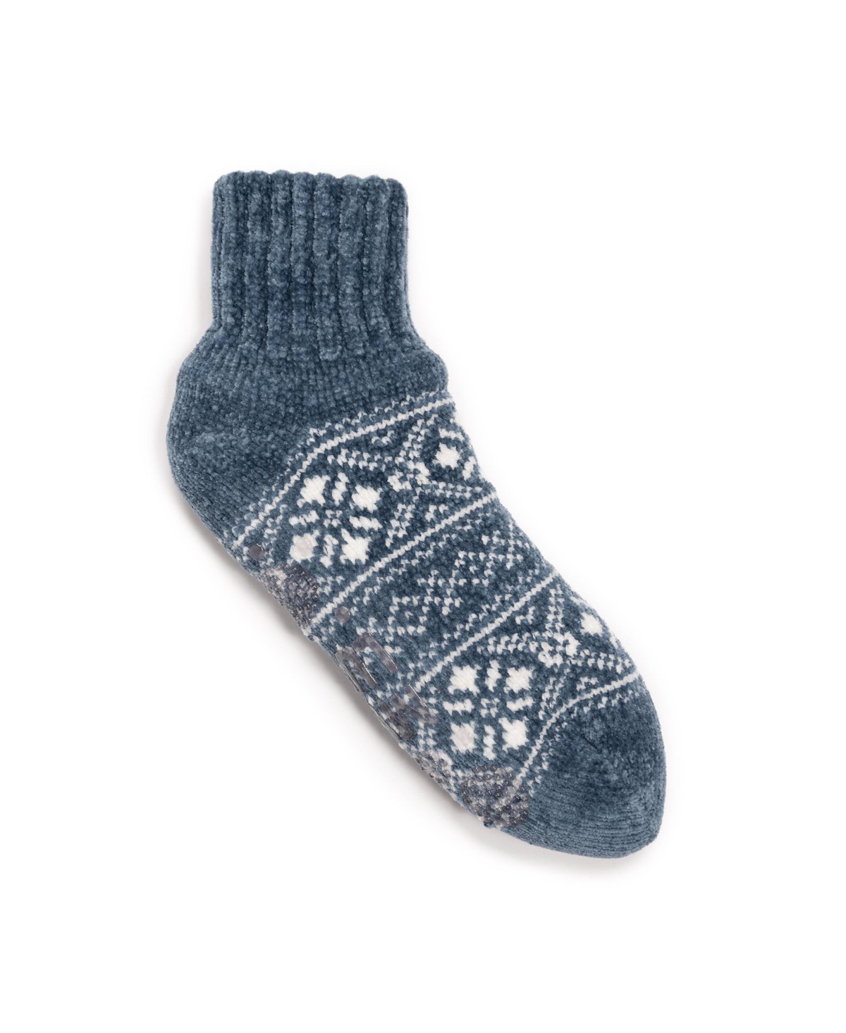 Click here for Muk Luks Womens Chenille Cabin Socks - Niagara prices