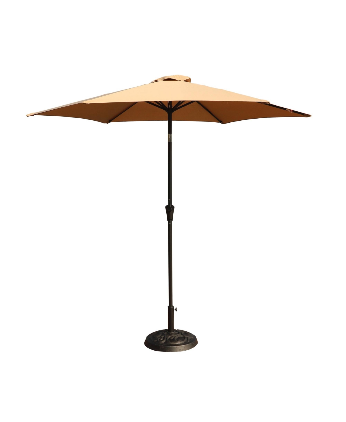 Click here for 8.8 Ft Taupe Aluminum Patio Umbrella with Tilt Cra... prices