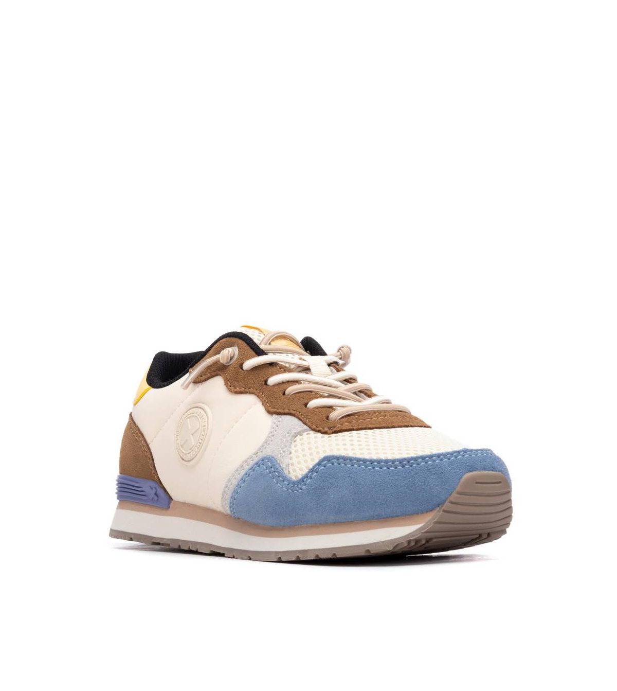Click here for Xti Womens Lace-Up Sneakers By Xti - Beige prices