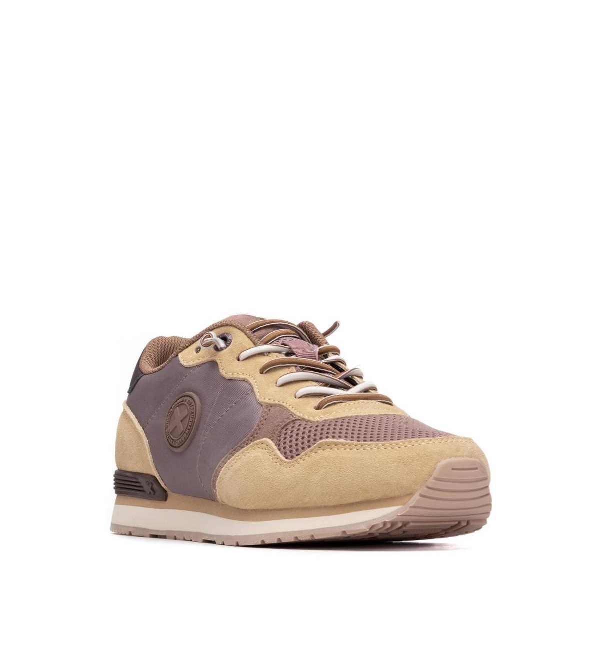 Click here for Xti Womens Lace-Up Sneakers By Xti - Taupe prices
