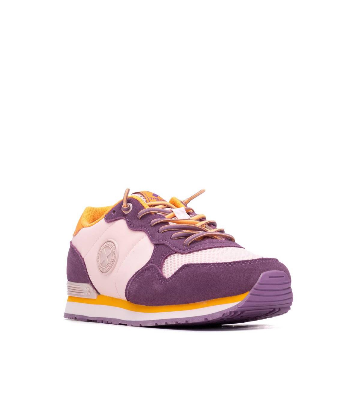 Click here for Xti Womens Lace-Up Sneakers By Xti - Lilac prices