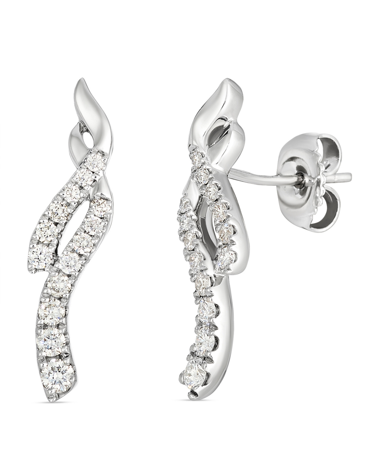 Click here for Le Vian White Diamond Drop Earrings (21/50 ct. t.w... prices