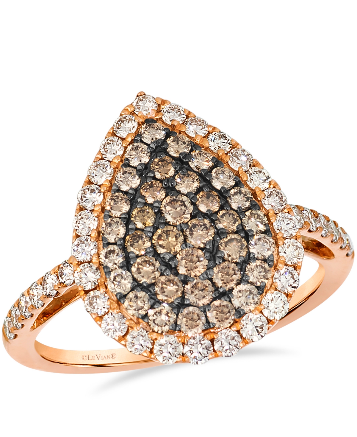 Click here for Le Vian Chocolate Ombre Diamond Ring (1.14 ct. t.w... prices