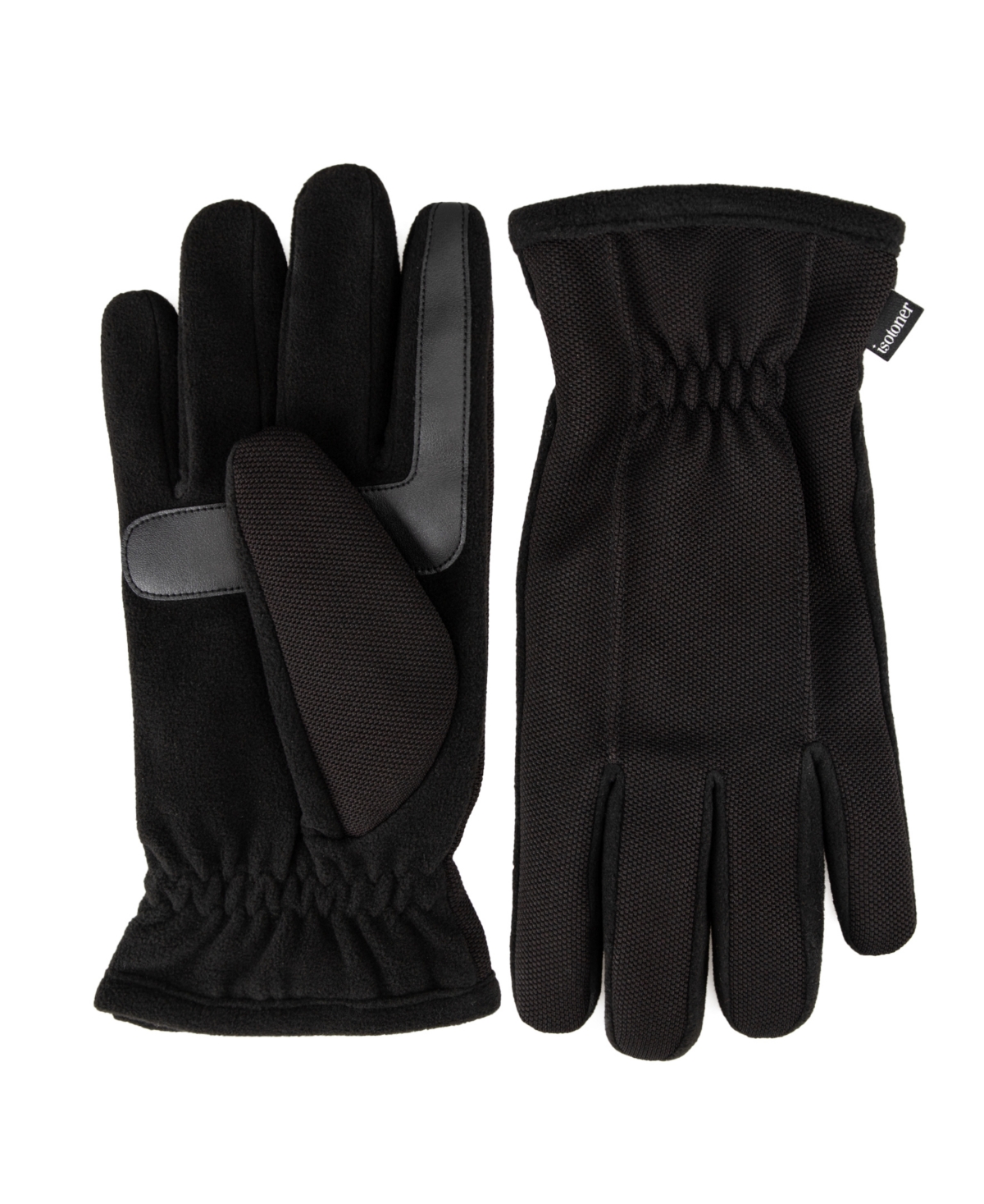 Click here for Isotoner Signature Mens Tech Stretch Fleece Palm G... prices