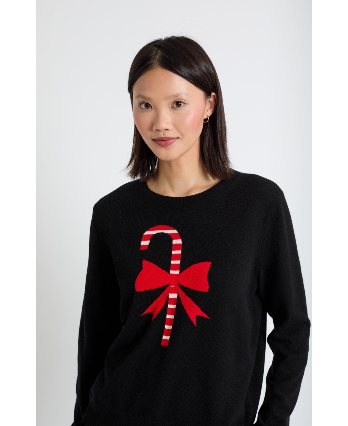 Click here for Chinti & Parker Womens Wool-Cashmere Candy Cane Sw... prices