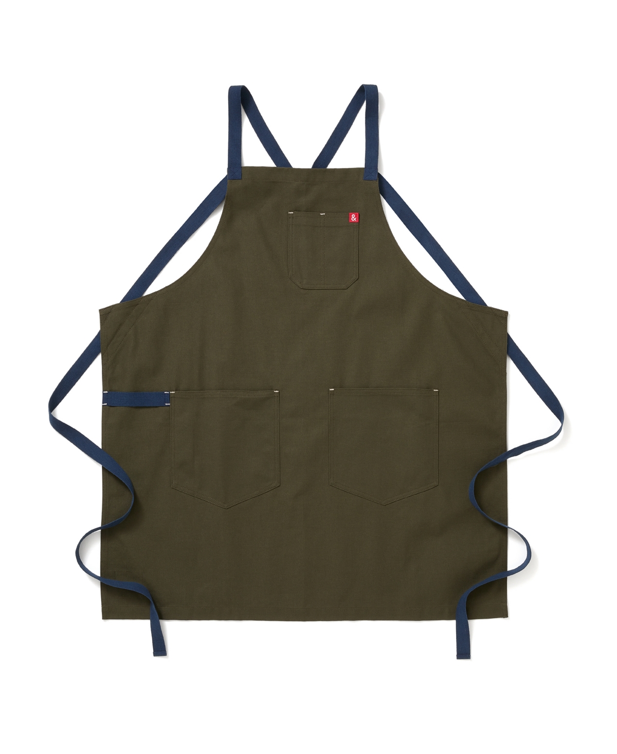 Click here for Hedley & Bennett Cotton Crossback Apron 33 - Olive... prices