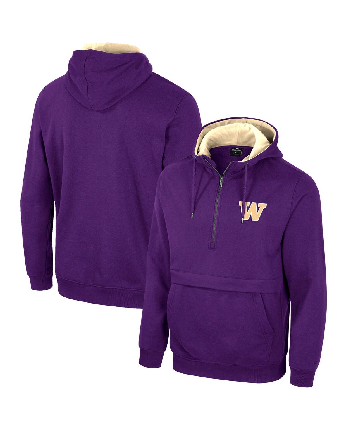 Click here for Colosseum Mens Purple Washington Huskies Half-Zip... prices