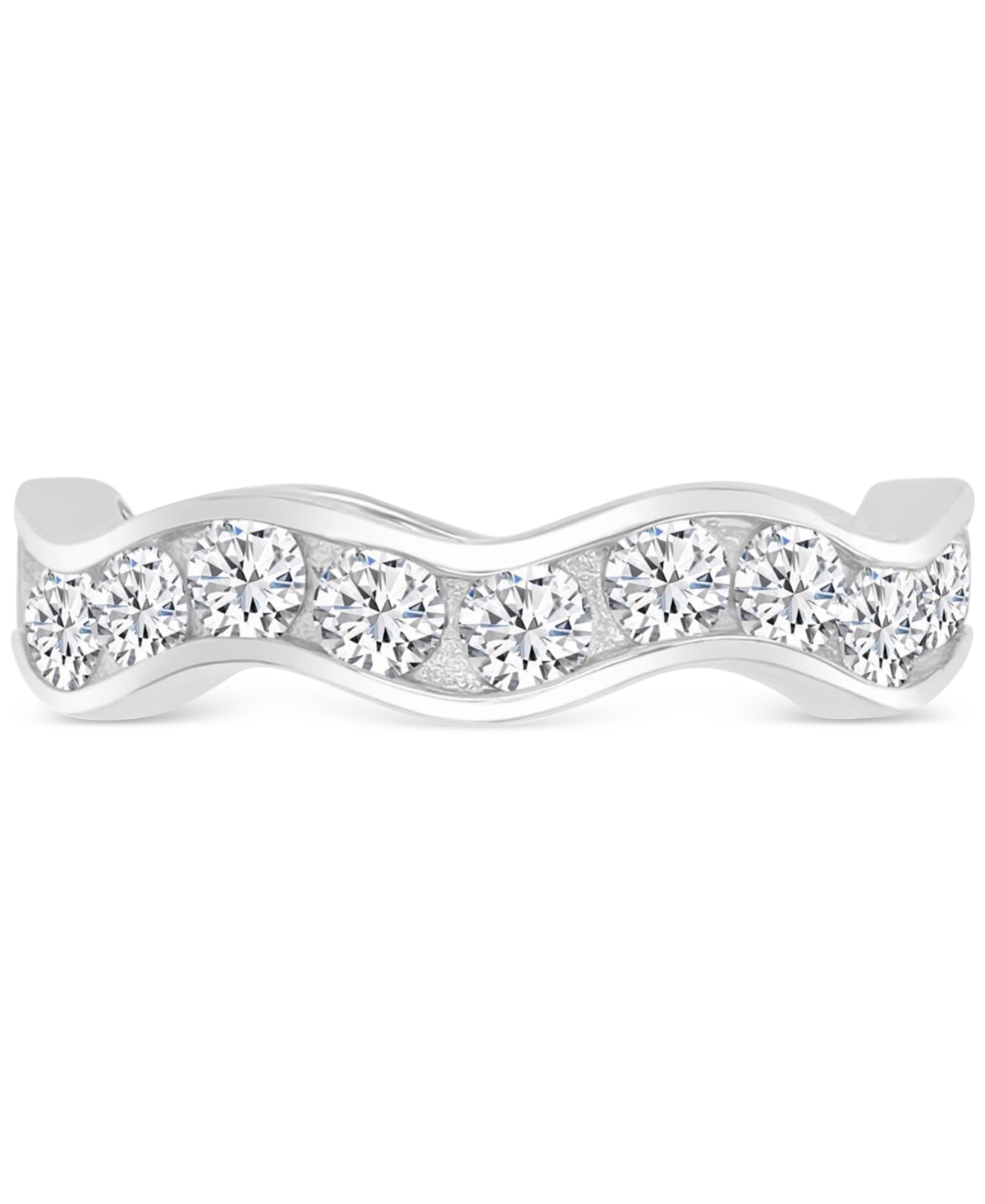 Click here for Macys Cubic Zirconia Ring (3.78 ct.t.w.) in Sterli... prices