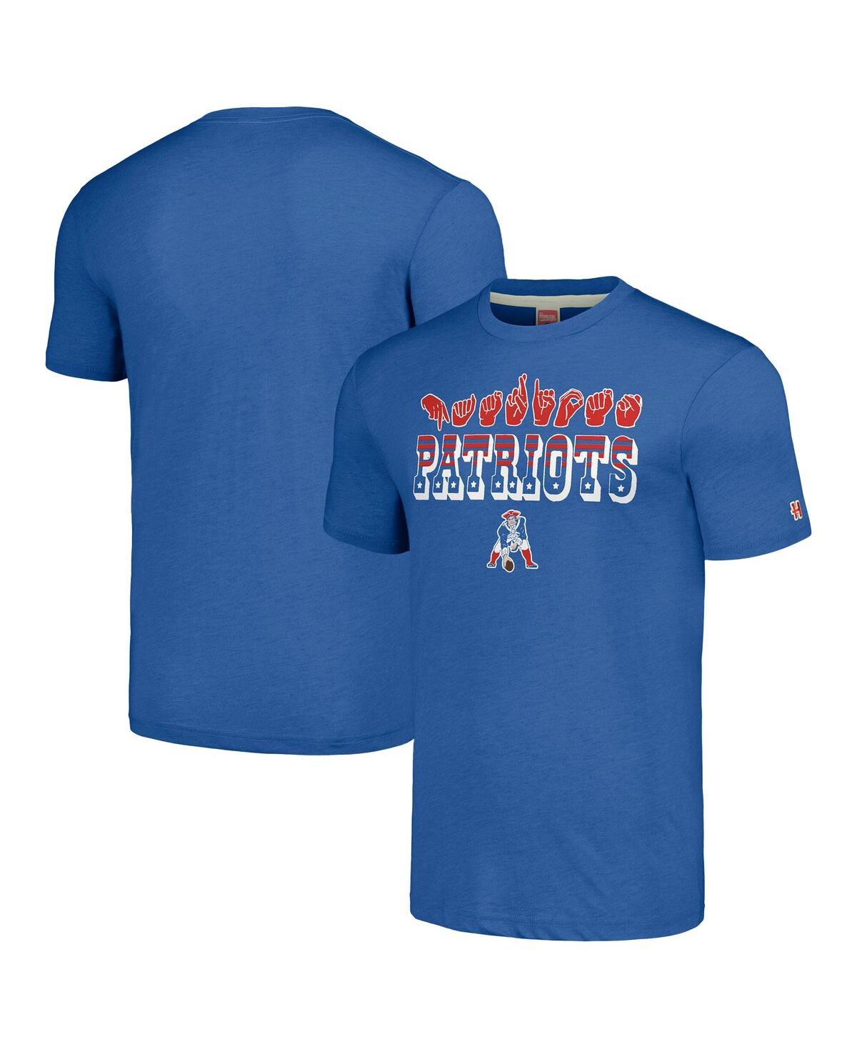 Click here for Homage Mens and Womens Blue New England Patriots T... prices