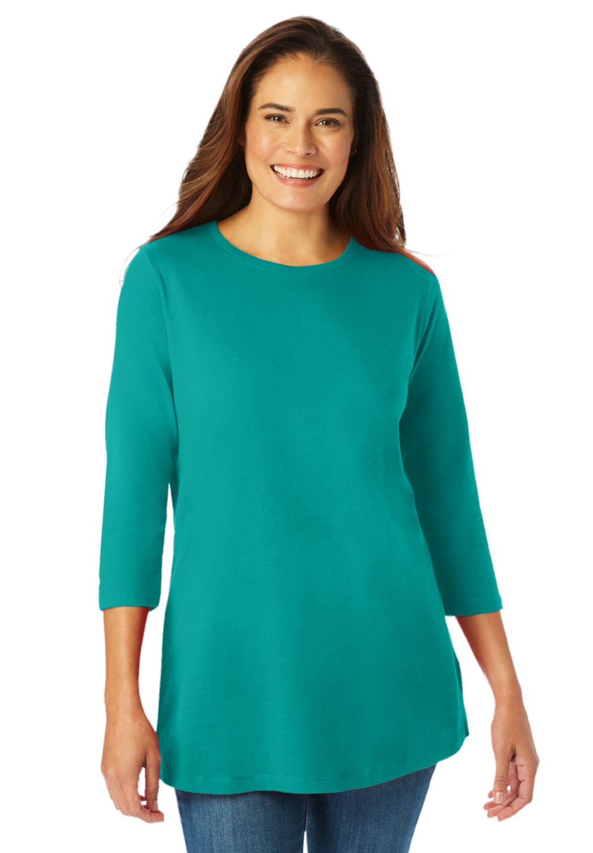 Click here for Woman Within Plus Size Within Perfect Three-Quarte... prices