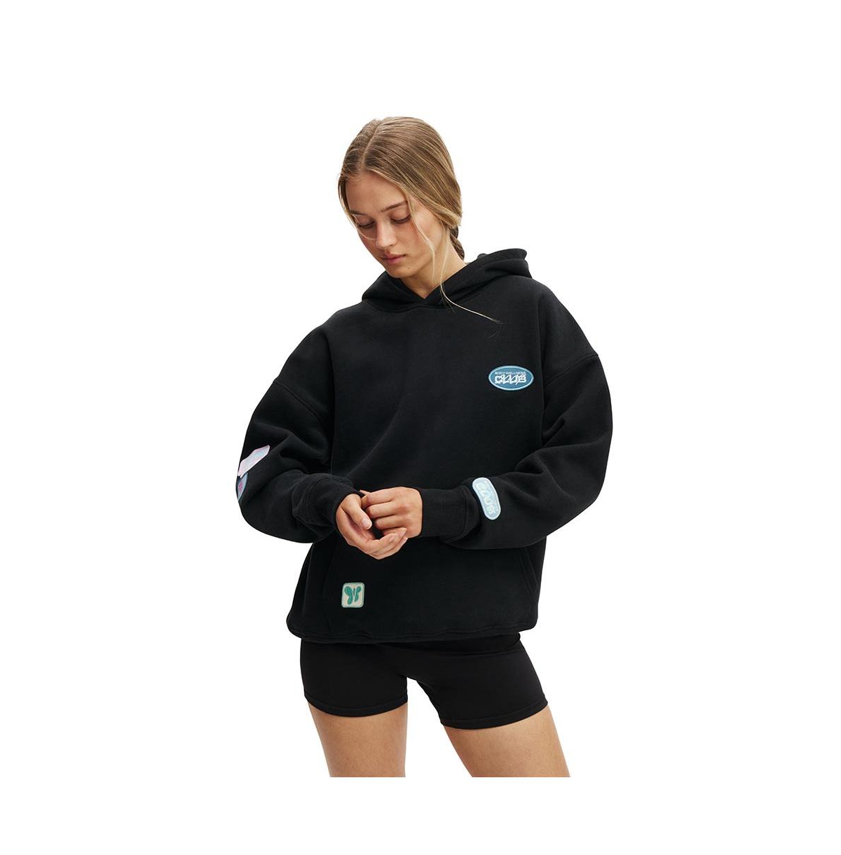 Click here for Cotton On Womens Active Plush Premium Graphic Hood... prices