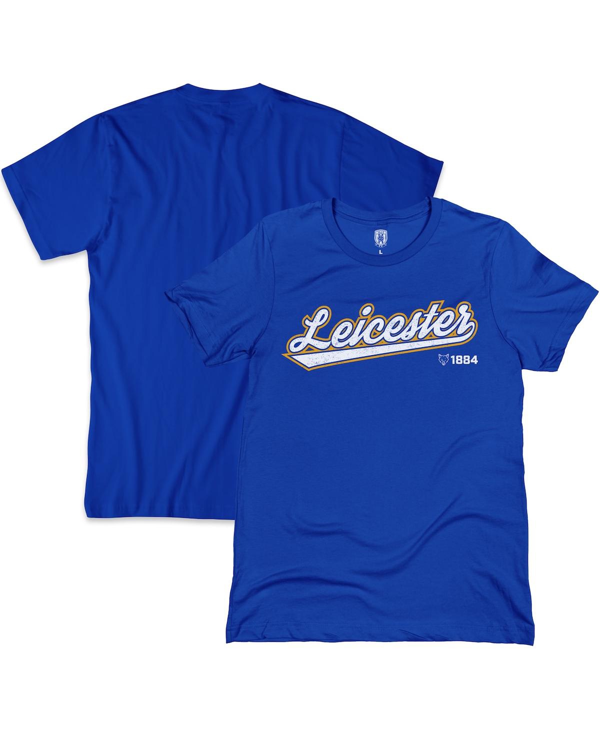 Click here for 1863FC Mens Blue Leicester City Script T-Shirt - B... prices