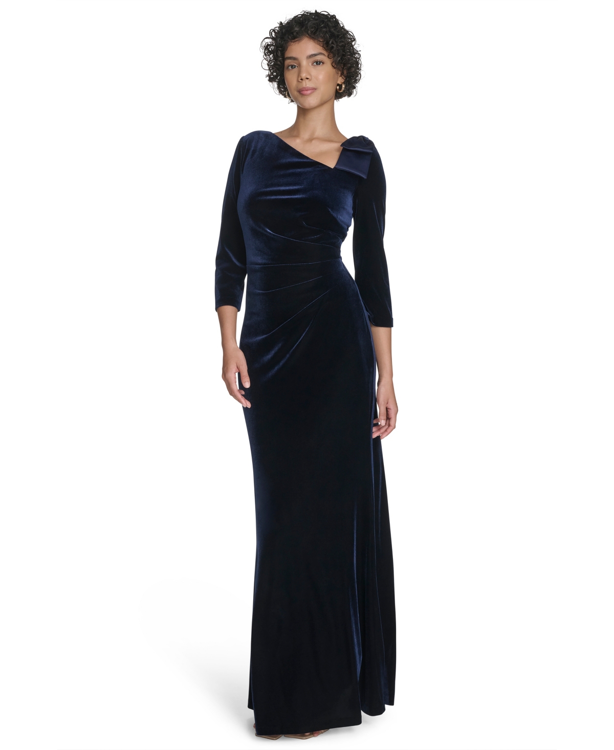 Click here for Jessica Howard Womens Elbow Sleeve Asymmetric Neck... prices