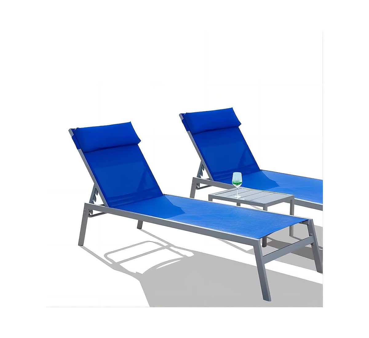 Click here for Patio Chaise Lounge Set of 3 -Piece Woven Patio Co... prices