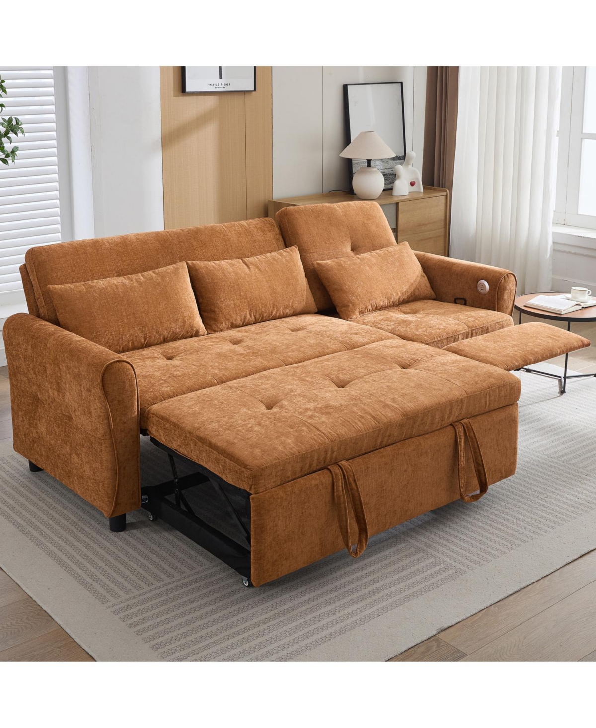 Click here for Streamdale Furniture 2-in-1 Sofa Bed with Reversib... prices