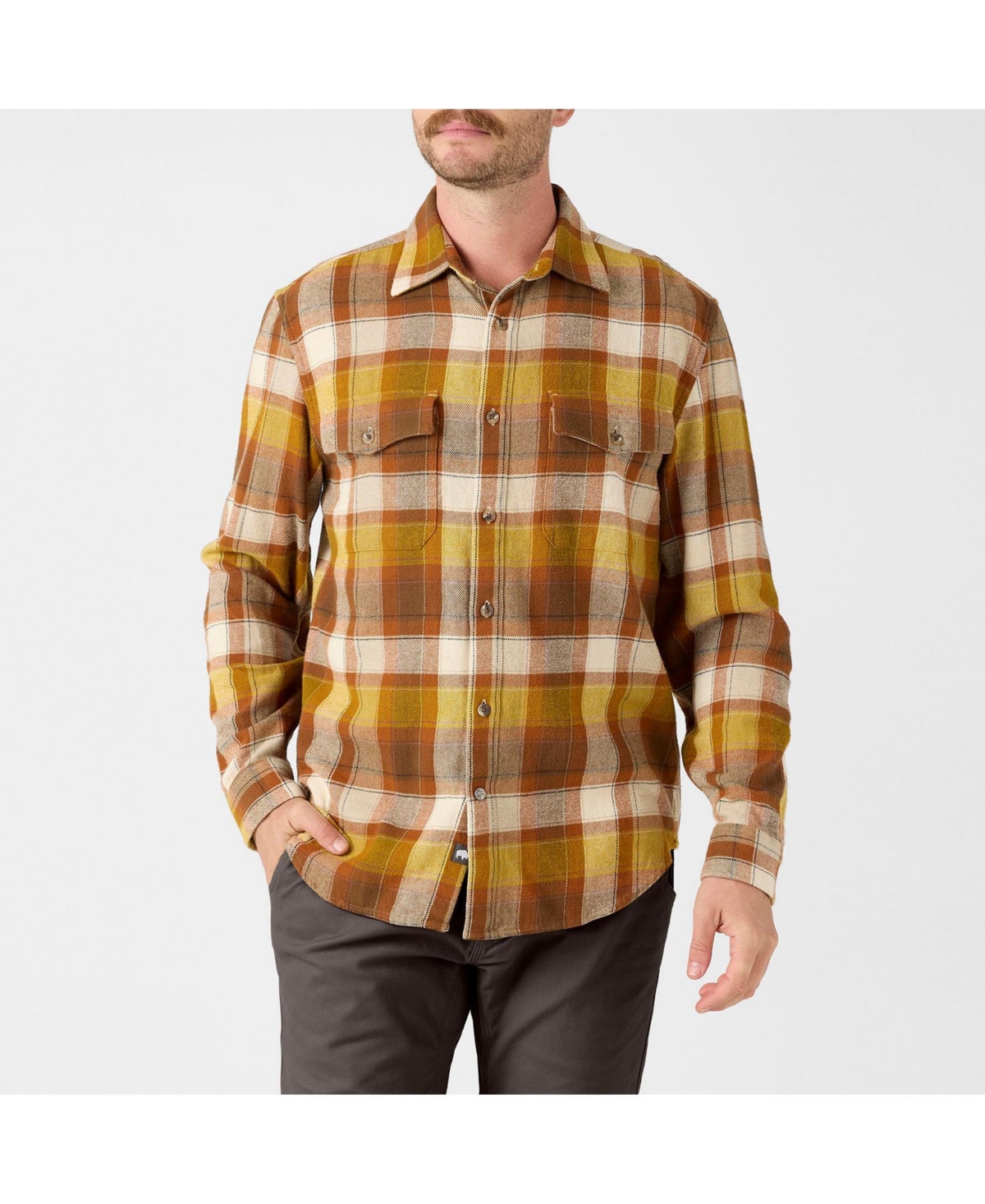 Click here for Mountain Khakis Gatlin Flannel - Rust prices