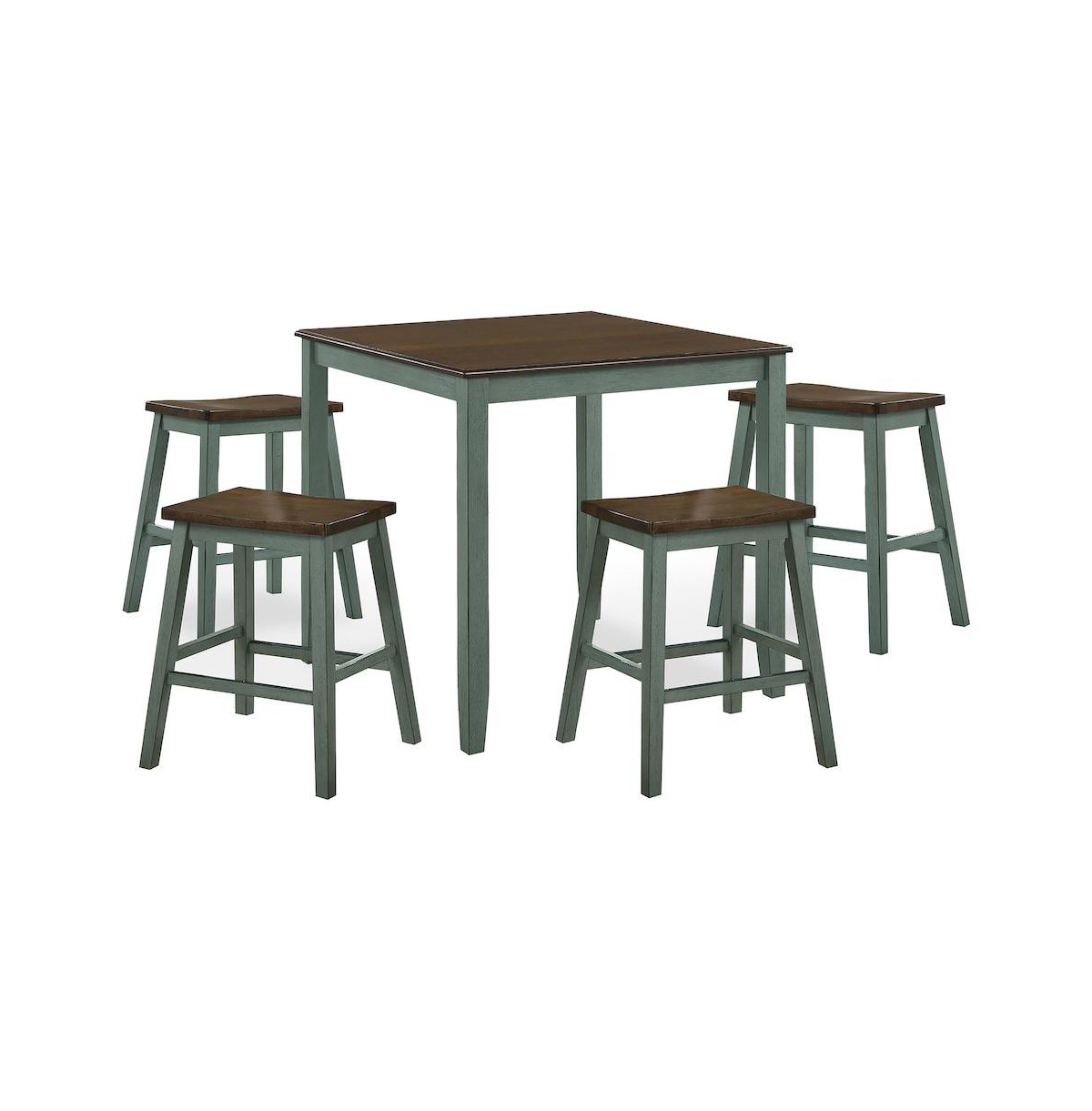 Click here for Enitial Star Silva Wood 5-Piece Counter Dining Set... prices