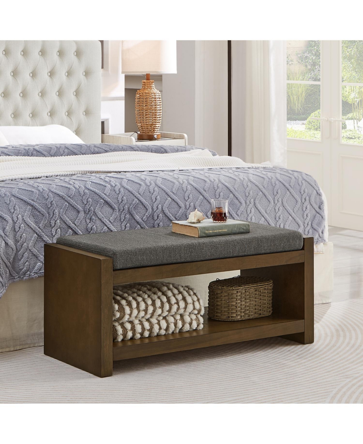 Click here for Streamdale Furniture 40" Accent Bench with Sh... prices