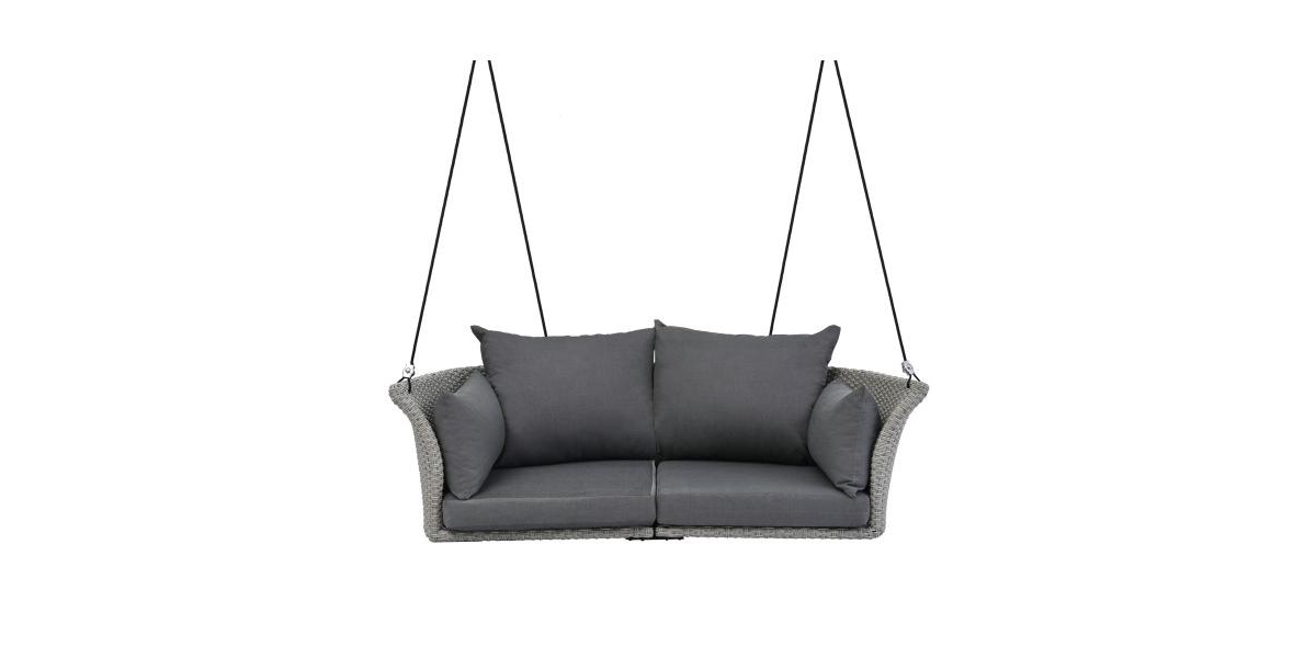 Click here for Flynama 51.9 Inch 2-Person Rattan Swing Chair with... prices
