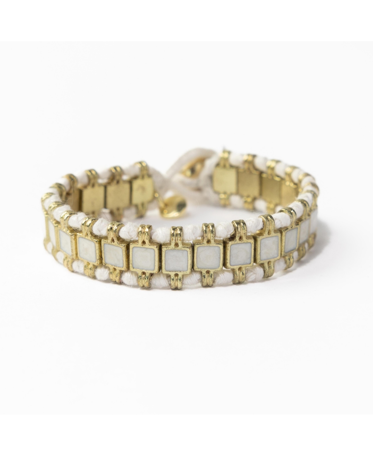 Click here for Josie enamel bracelet small with loop latch coral... prices