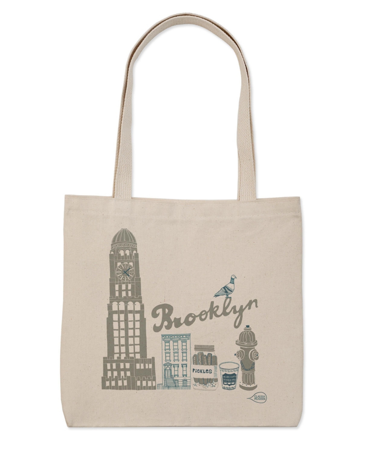 Click here for Brooklyn Everyday Tote - Blue  gray prices