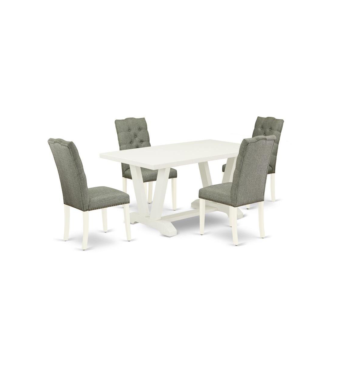 Click here for East West Furniture 5-Piece Dining room Table Set... prices
