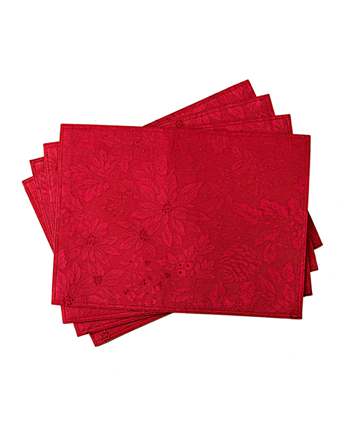 Click here for Benson Mills Poinsettia Foliage 13 x 18 Raised Jac... prices