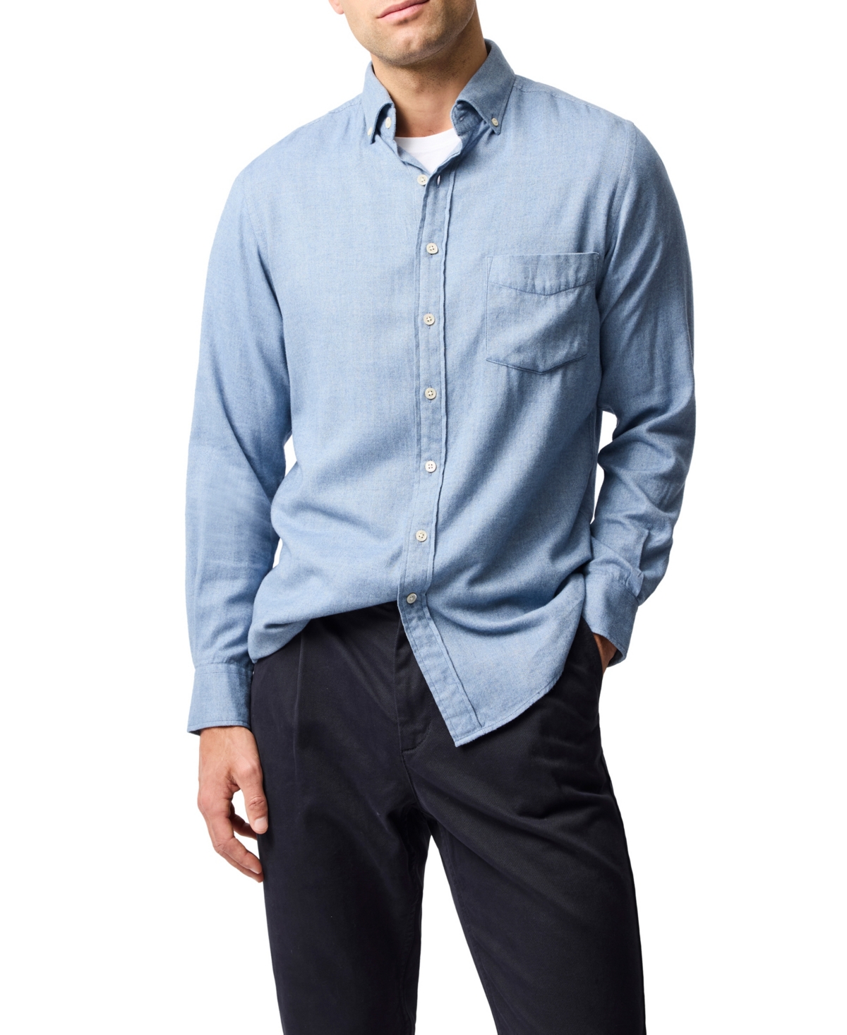 Click here for Rodd Gunn Mens Barrhill Long Sleeve Slim Fit Shirt... prices