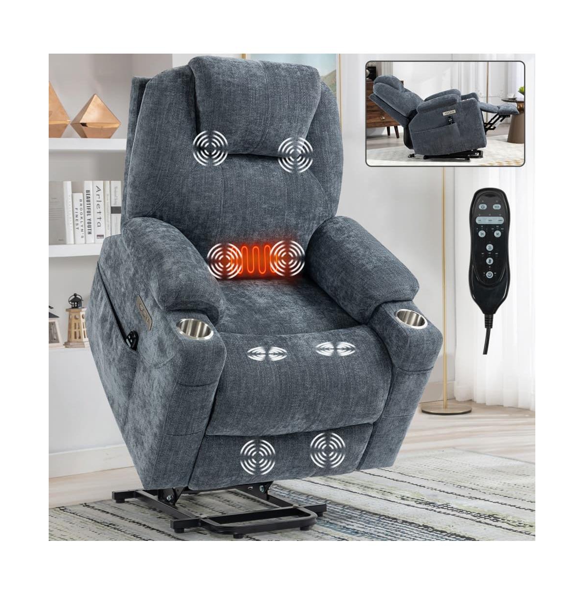 Click here for Lift Recliner Chair with Massage  Heat & Usb Charg... prices