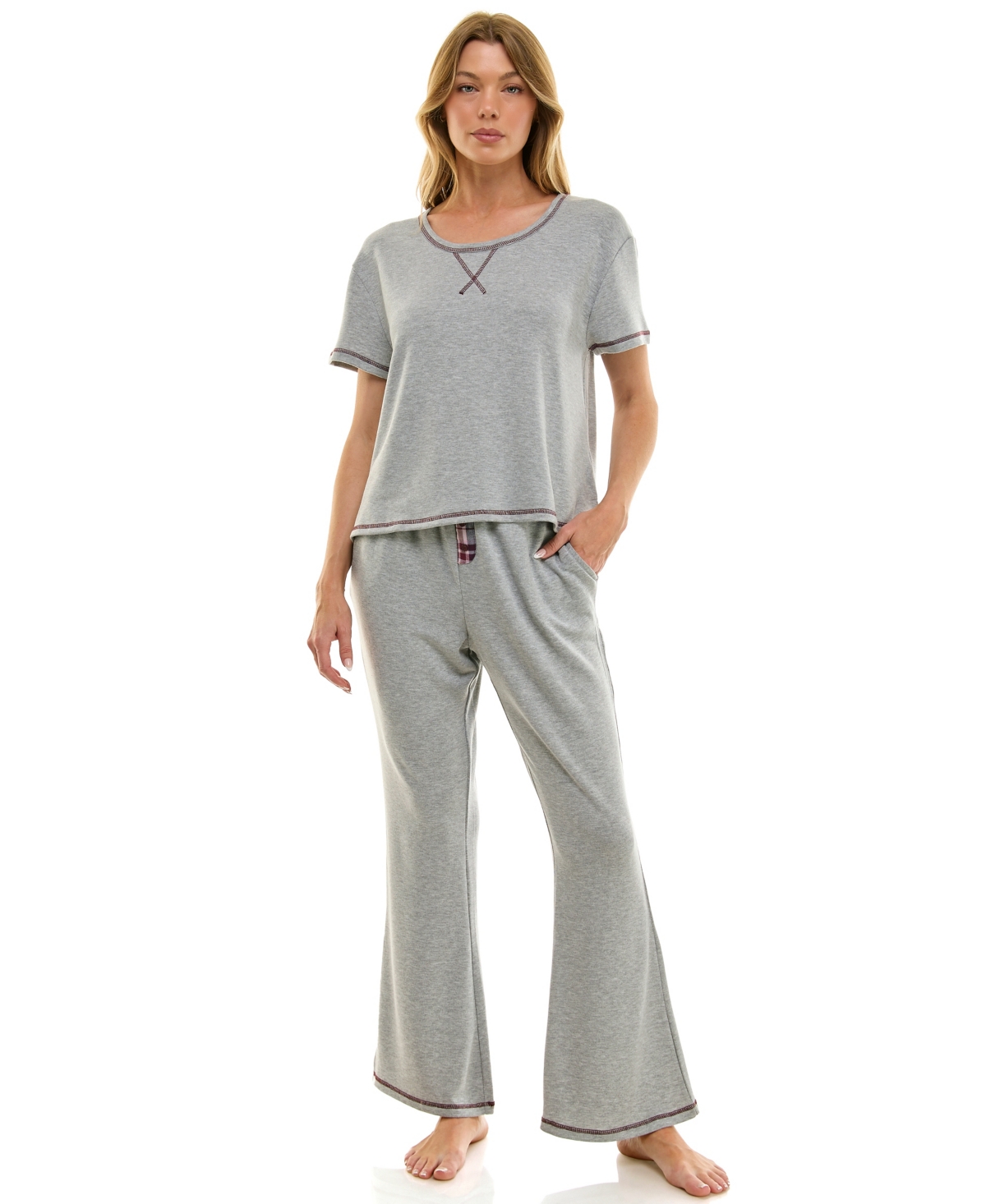 Click here for Roudelain Womens 2-Piece Short Sleeve Top and Flar... prices