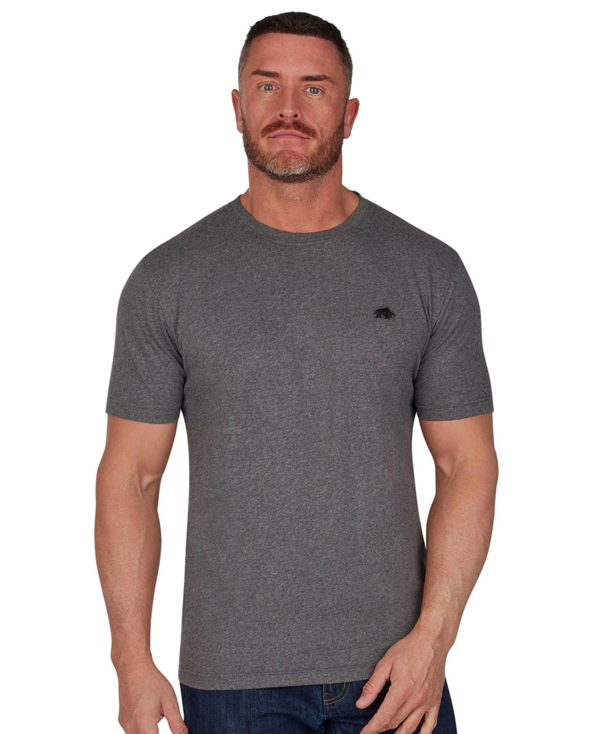 Click here for Raging Bull Mens Cotton Blend T-Shirt - Charcoal prices