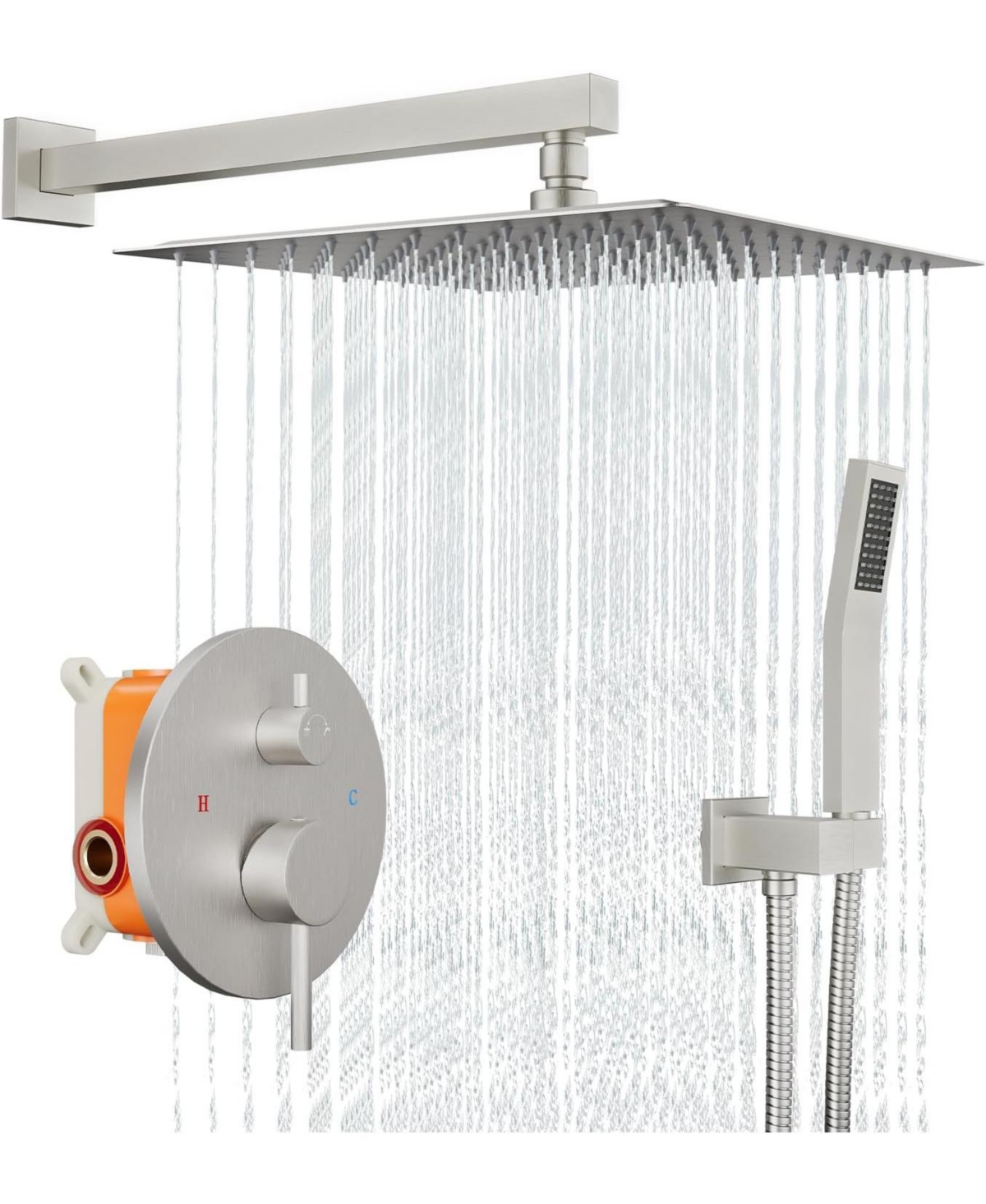 Click here for gaomon Bathroom Shower Faucet Set  12 Inch Rainfal... prices