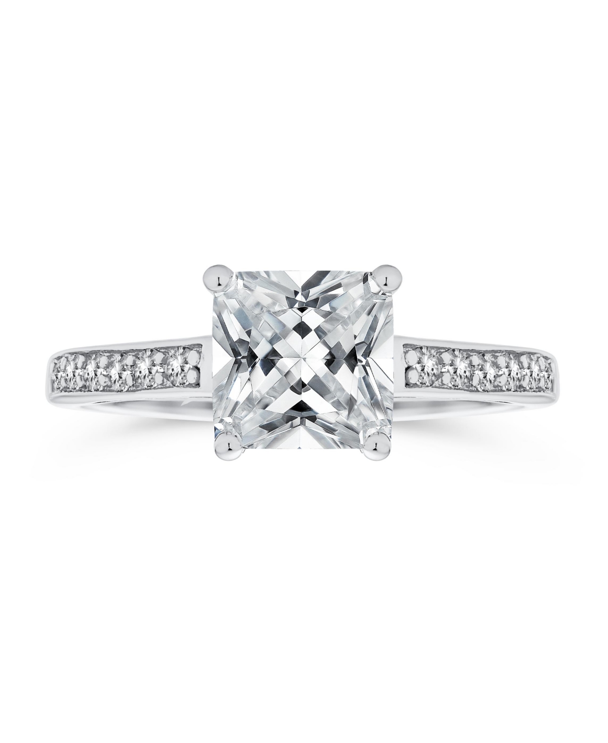 Click here for Bling Jewelry Classic 2.5CT Cz Square Princess Cut... prices