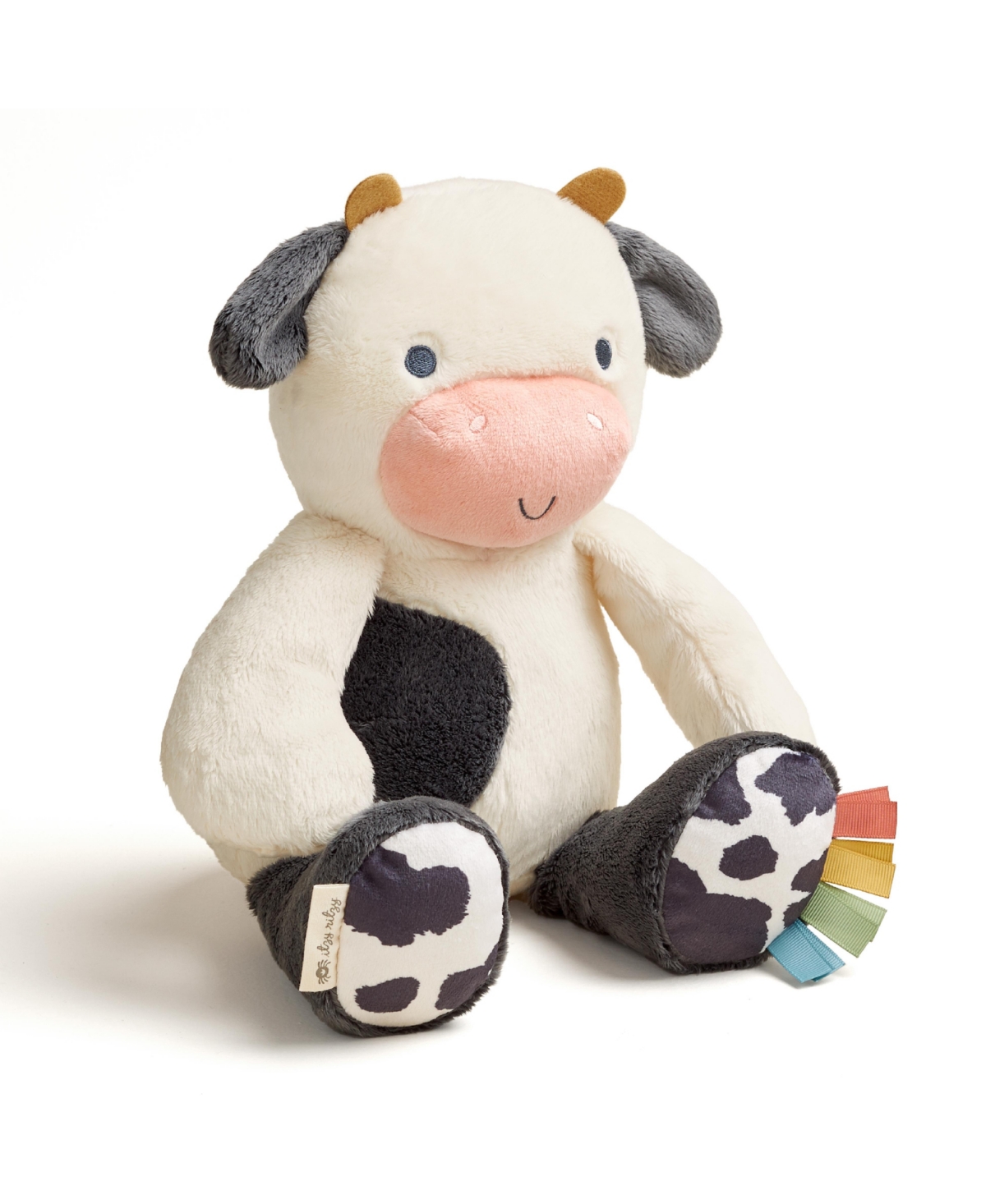 Click here for Itzy Ritzy Baby Sweetie Snuggles Cow - White prices