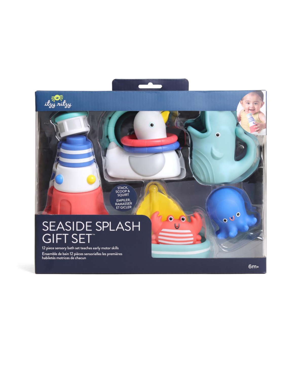 Click here for Itzy Ritzy Baby Seaside Splash Gift Set Nautical -... prices