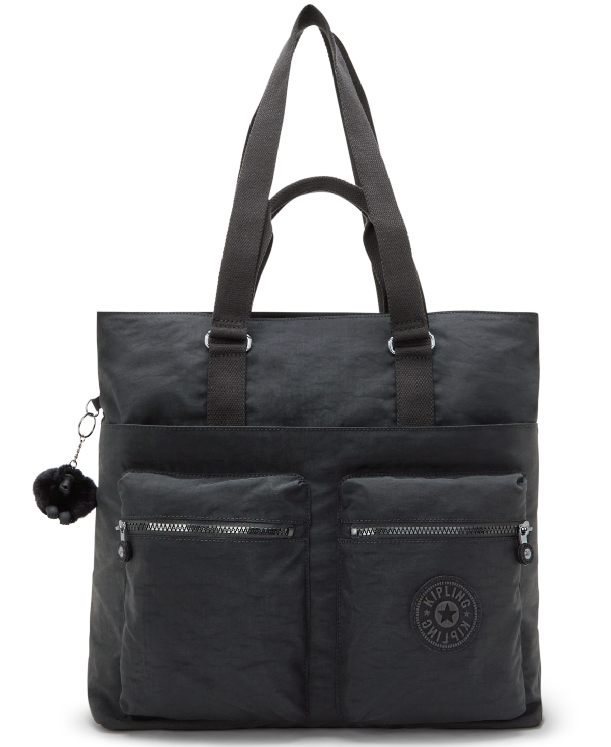 Click here for Kipling Womens India Laptop Tote Bag - Black Noir prices