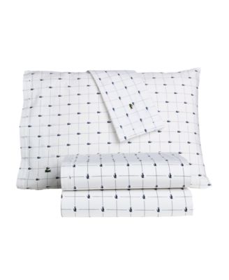 Click here for Lacoste Slice Cotton Sheet Set prices