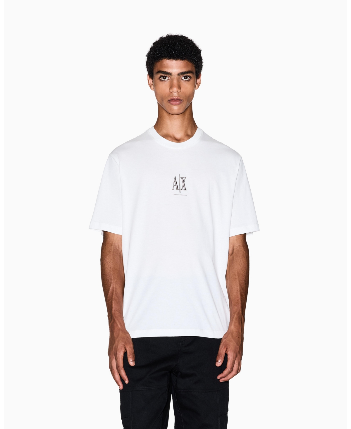 Click here for A|X Armani Exchange Mens Small Logo Icon T-Shirt -... prices