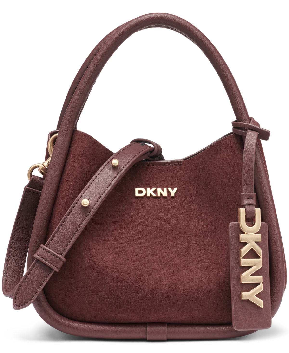 Click here for Dkny Womens Capri Mini Hobo Crossbody Handbag - Ag... prices